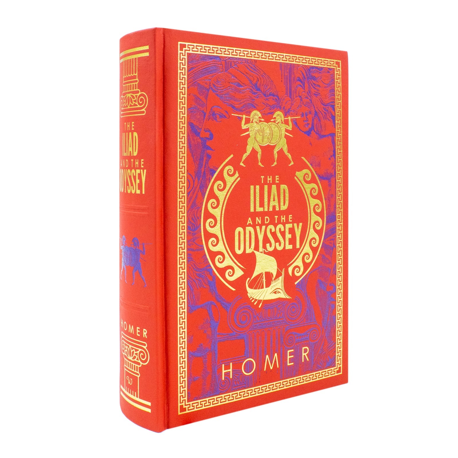The Iliad and The Odyssey- Homer’s Epic Masterpieces (Leatherbound ...