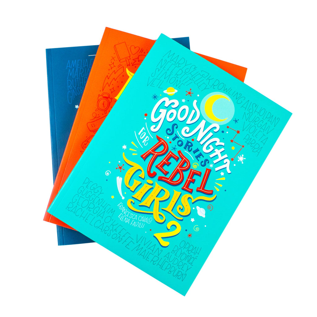 Good Night Stories for Rebel Girls 3 Books Collection Set - Ages 8-13 ...