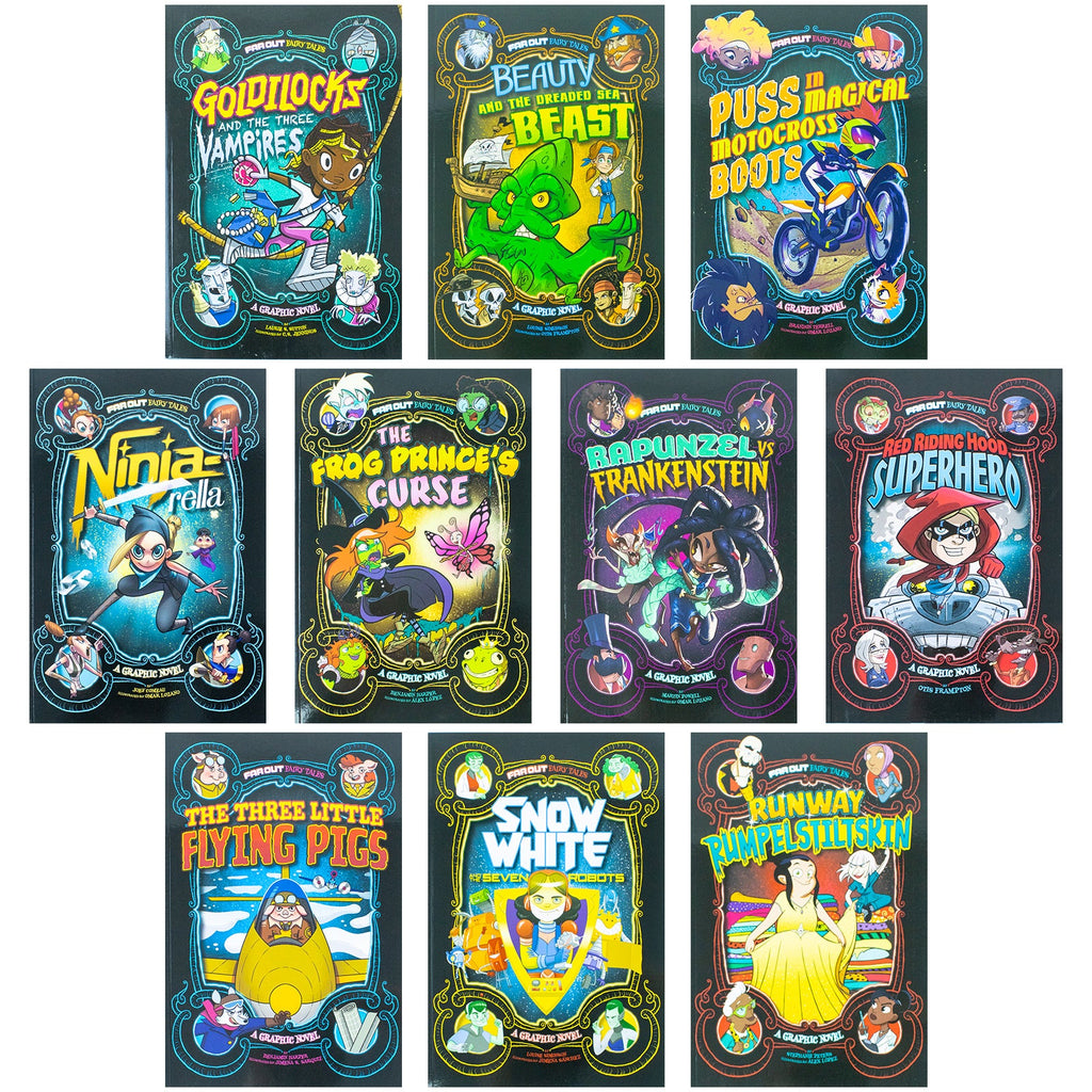 Far Out Fairy Tales A Graphic Novel 10 Books Collection for 12+ Years ...