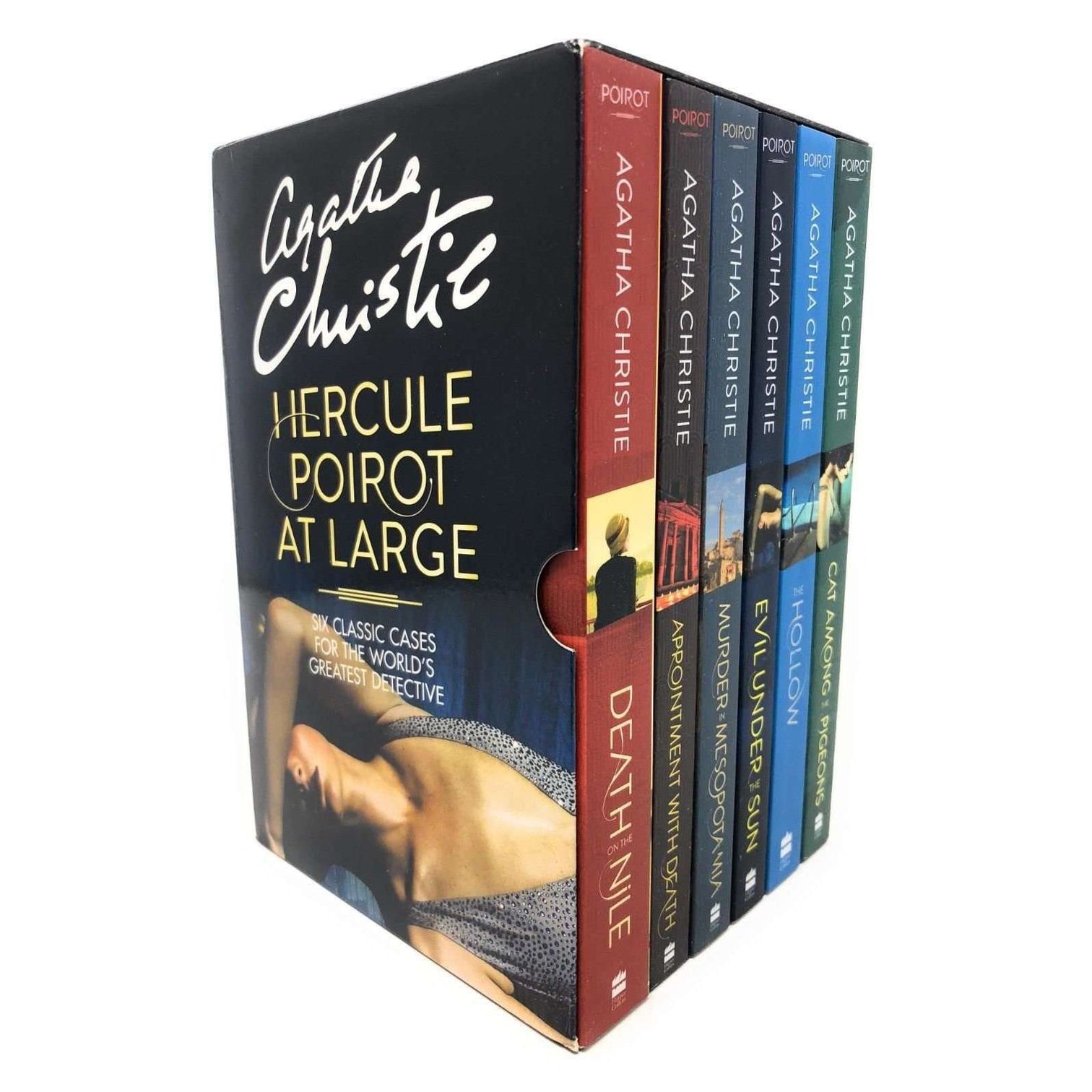 Agatha Christie Hercule Poirot At Large 6 Books Set Collection, The Ho ...