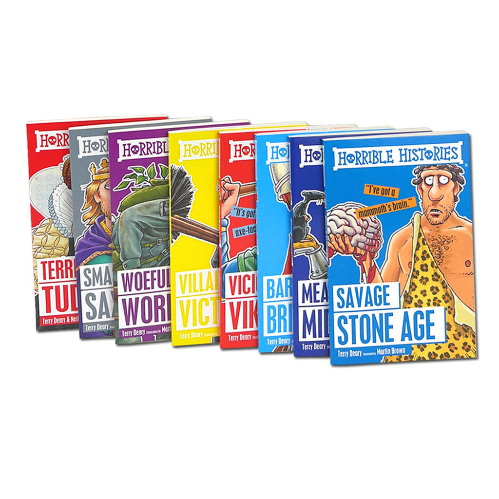 Horrible Histories Series 1 Collection 8 Books Set By Terry Deary ...