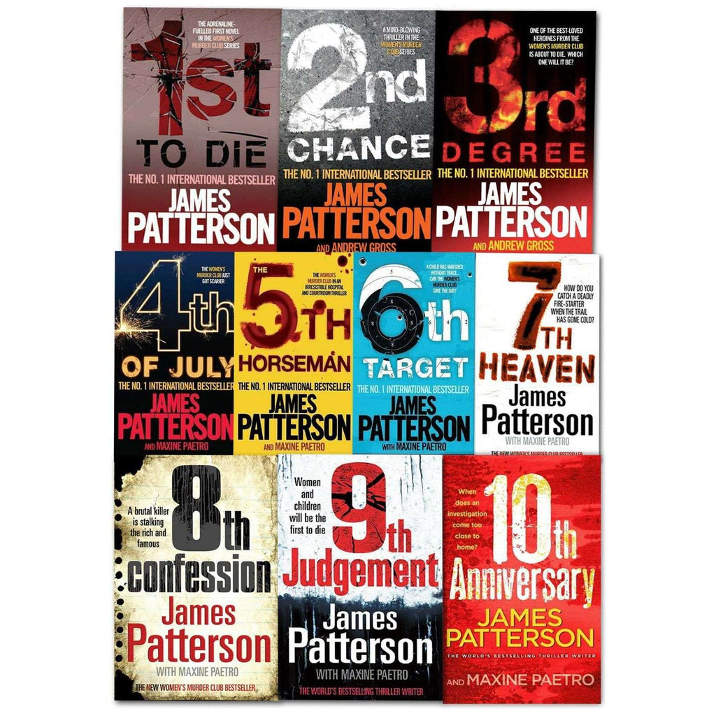 Womens Murder Club Collection James Patterson 10 Books Set (1 to 10 ...