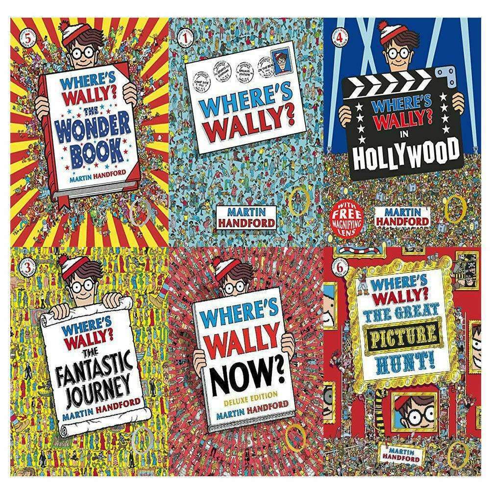 Where's Wally Collection 6 Books Set Fantastic Journey and Great Pictu ...